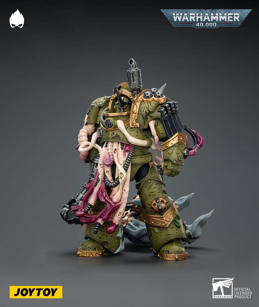 JOYTOY - Warhammer 40K Action Figure 1/18 Scale Death Guard Blightlord ...