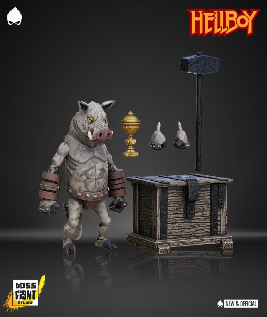 Boss Fight Studio - Hellboy Action Figure 1/12 Scale Gruagach (The Wild ...