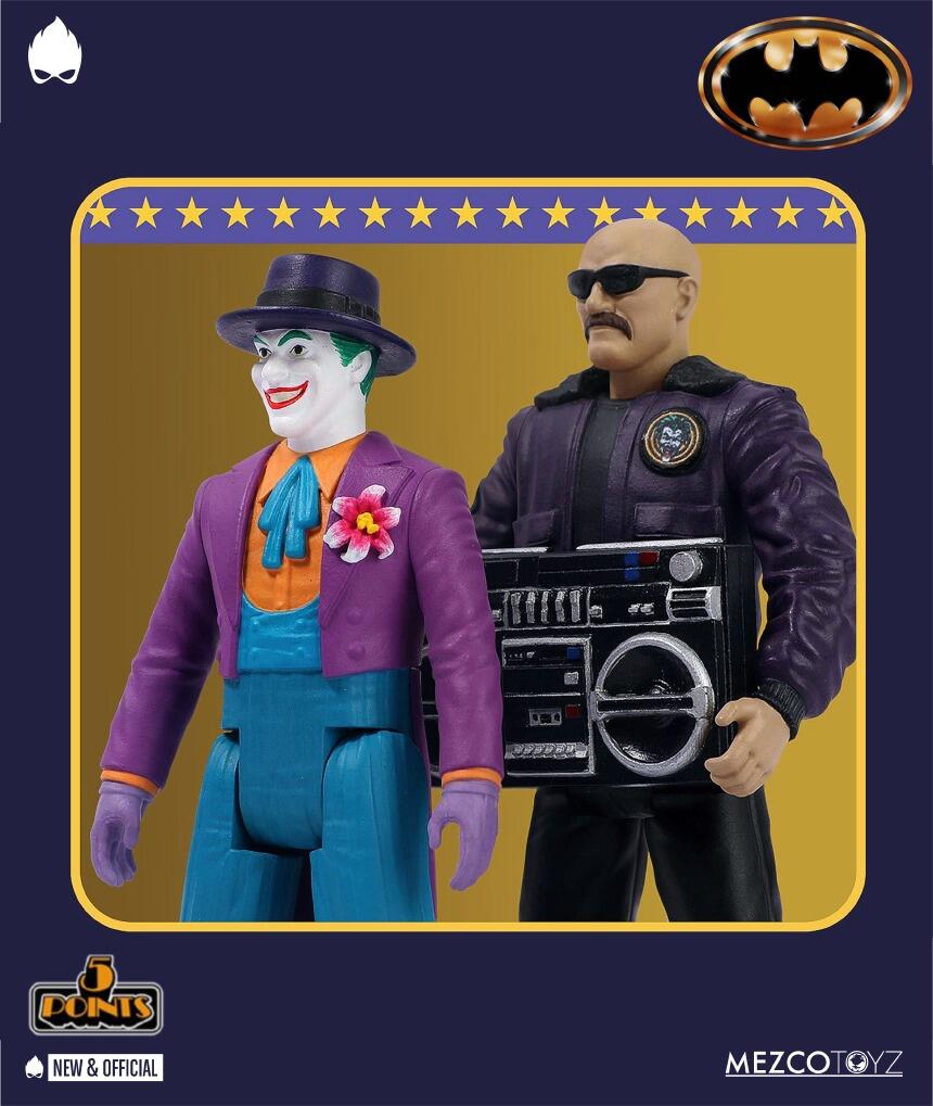 MEZCO - Batman (1989) Series 2 5 Points Action Figures 1/18 Scale ...