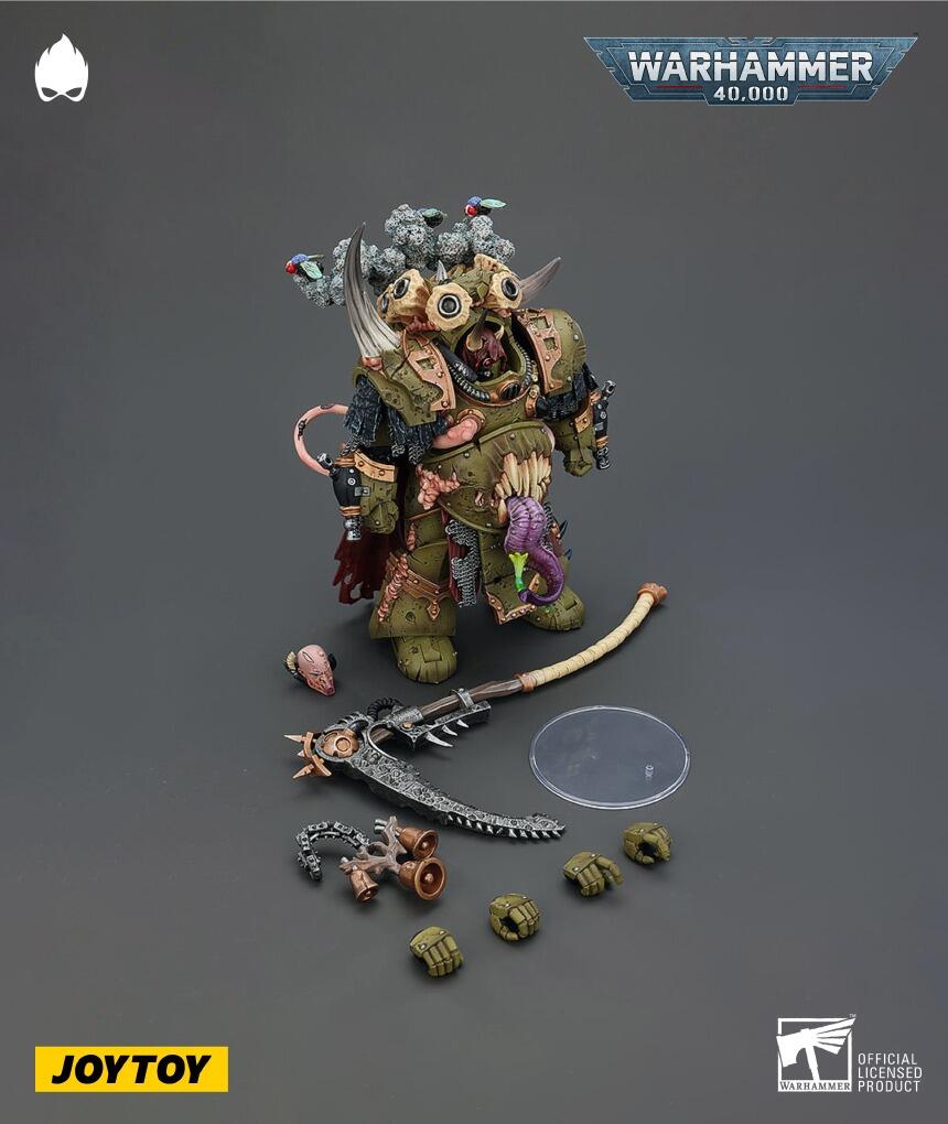 JOYTOY - Warhammer 40K Action Figure 1/18 Scale Death Guard Deathshroud ...