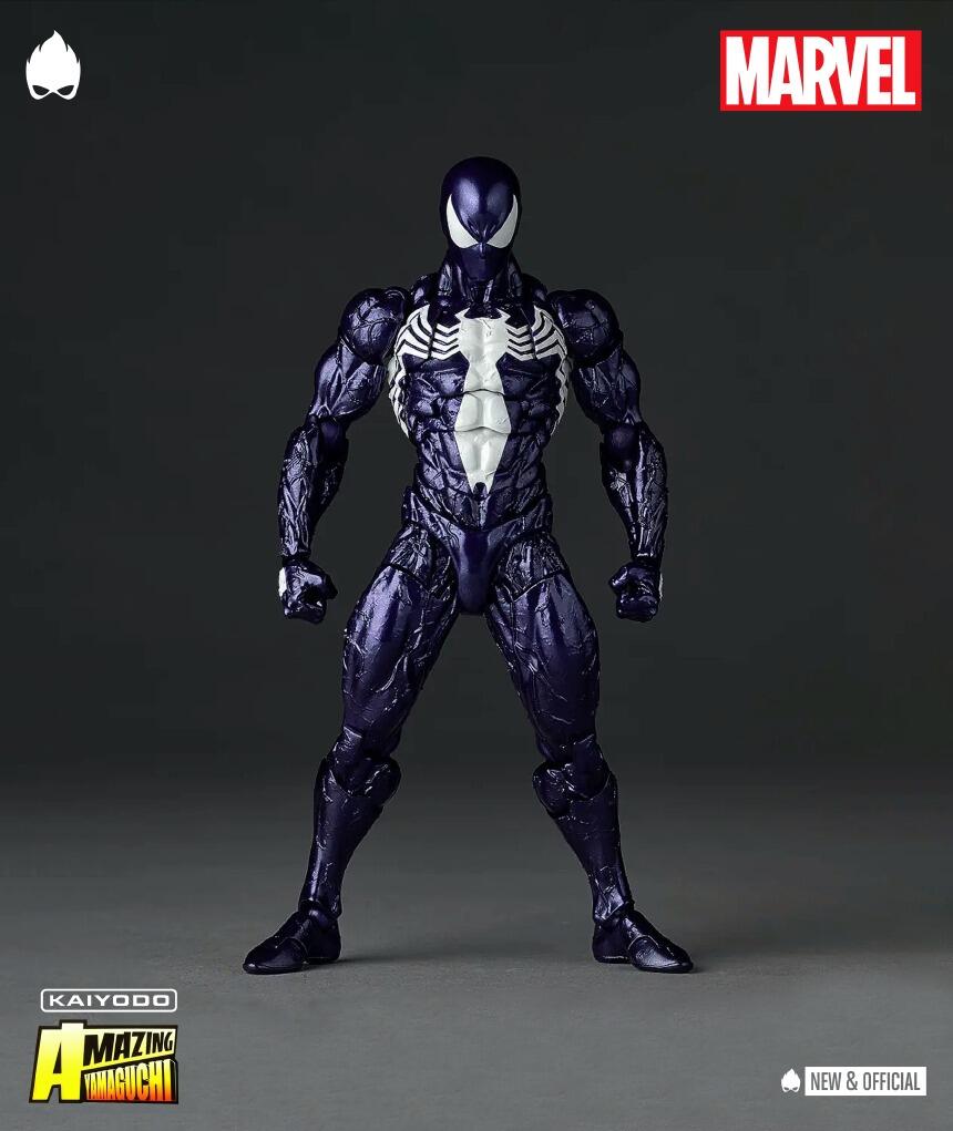 KAIYODO - Amazing Yamaguchi Action Figure 1/12 Scale Symbiote Spider ...