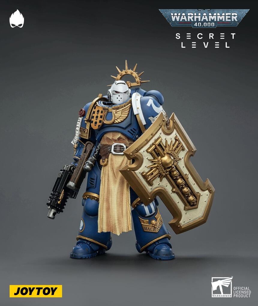 JOYTOY - Warhammer 40K Action Figure 1/18 Scale Ultramarines Levantus ...