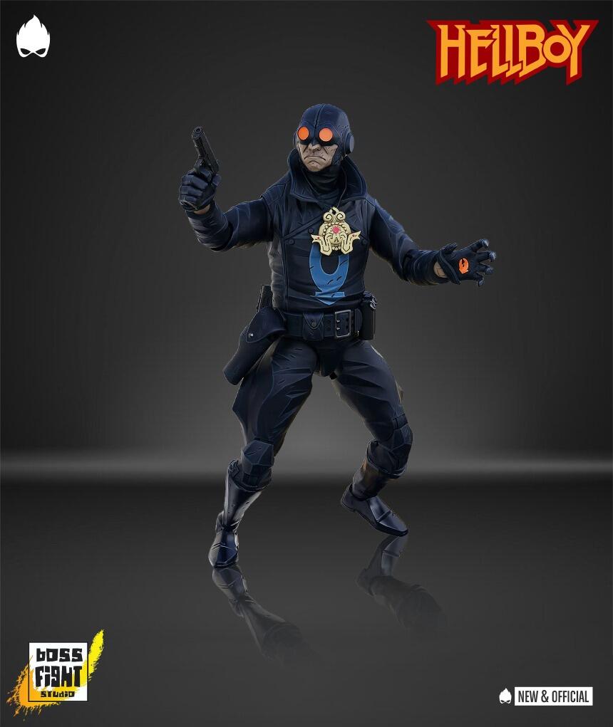 Boss Fight Studio - Hellboy Action Figure 1/12 Scale Lobster Johnson ...