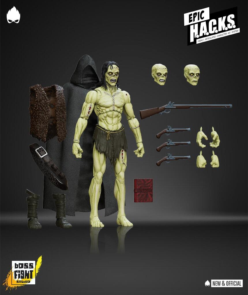 Boss Fight Studio - Frankenstein's Monster Epic H.A.C.K.S Action Figure ...