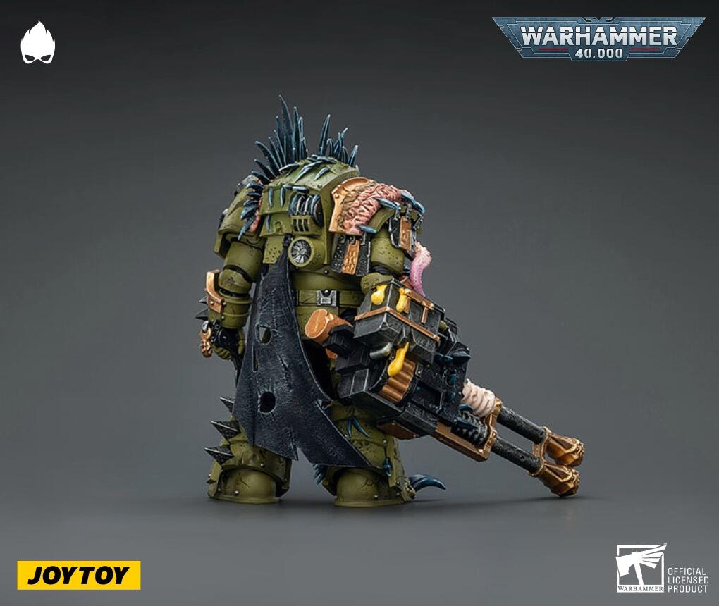 JOYTOY - Warhammer 40K Action Figure 1/18 Scale Death Guard Blightlord ...