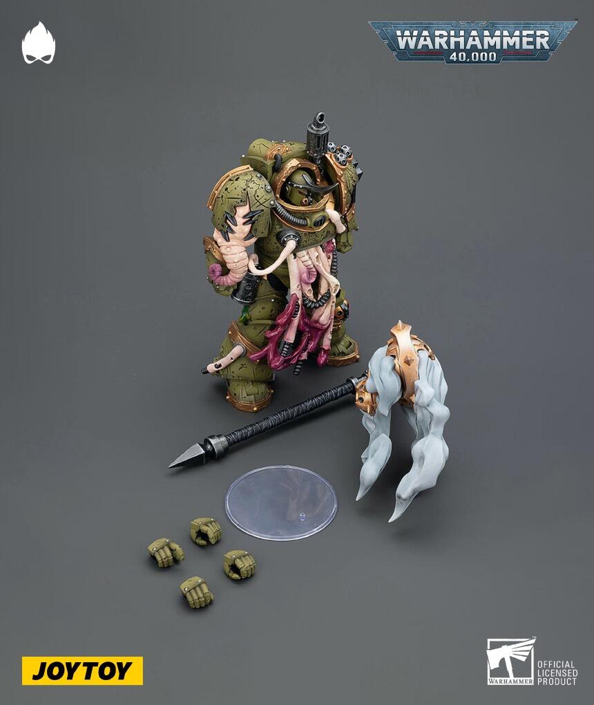 JOYTOY - Warhammer 40K Action Figure 1/18 Scale Death Guard Blightlord ...