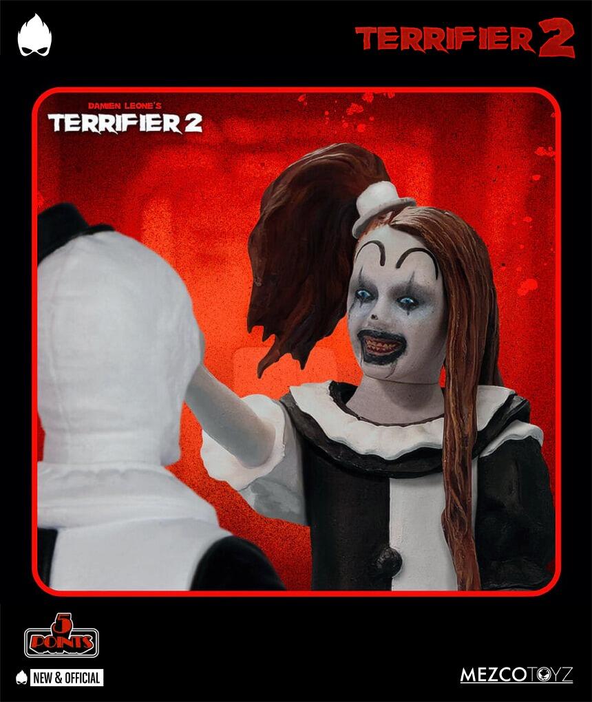 MEZCO - Terrifier 2 (2022) 5 Points Action Figure 1/18 Scale Terrifier Set