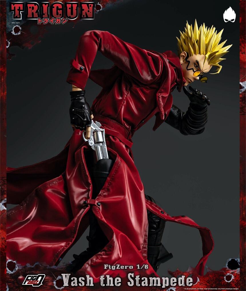 ThreeZero - Trigun FigZero Action Figure 1/6 Scale Vash the Stampede