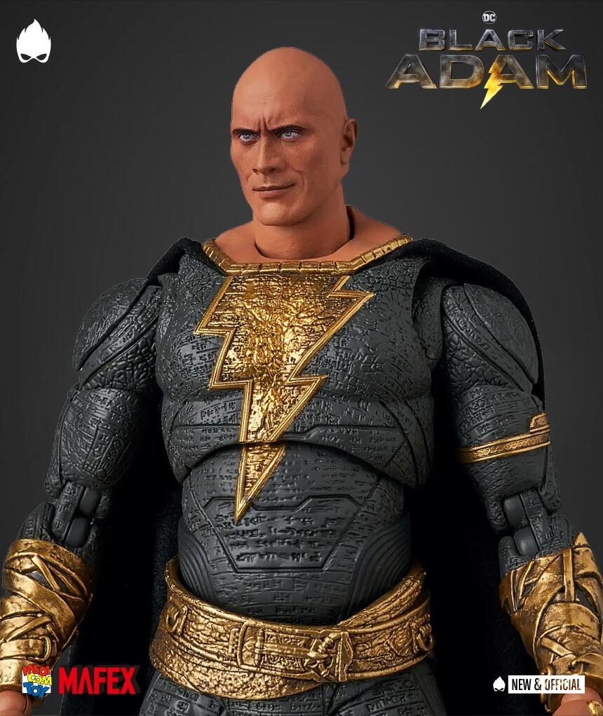 Medicom MAFEX - Black Adam Action Figure 1/12 Scale Black Adam (Gold Suit)