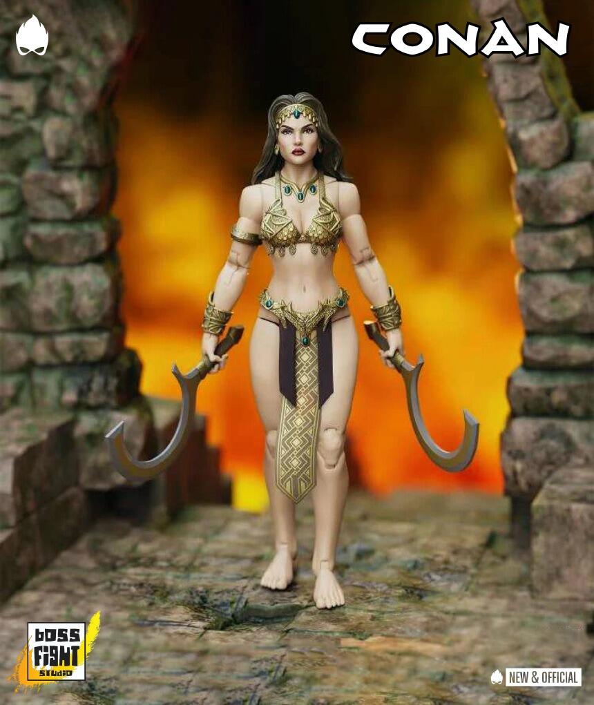 Boss Fight Studio - Conan Action Figure 1/12 Scale Bêlit - Queen of the ...
