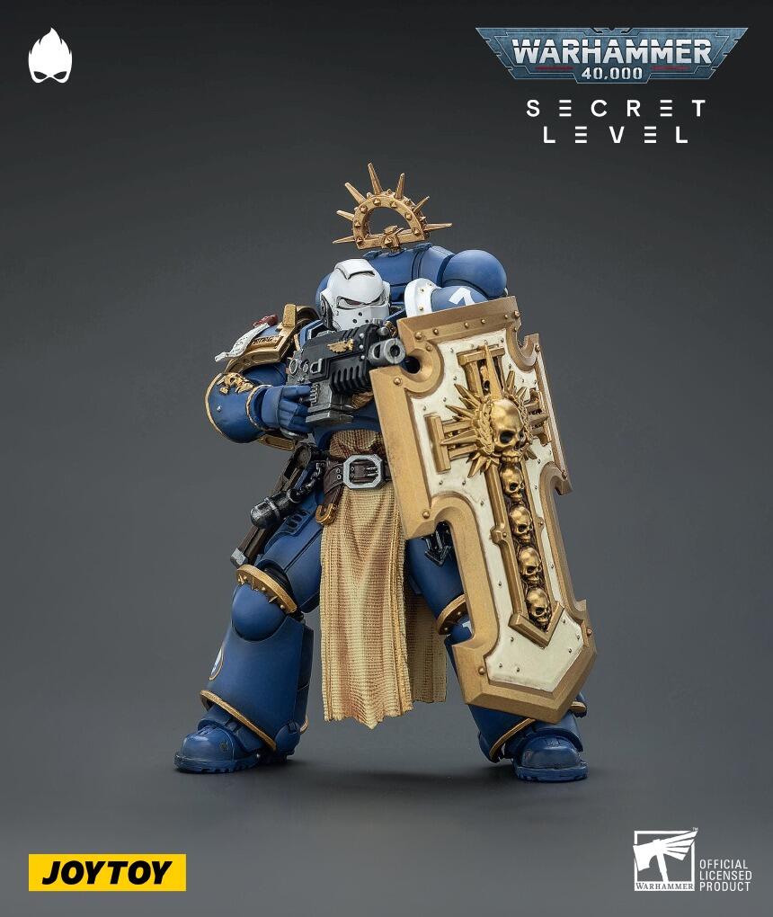 JOYTOY - Warhammer 40K Action Figure 1/18 Scale Ultramarines Levantus ...