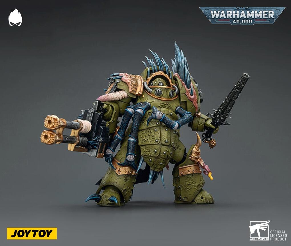 JOYTOY - Warhammer 40K Action Figure 1/18 Scale Death Guard Blightlord ...