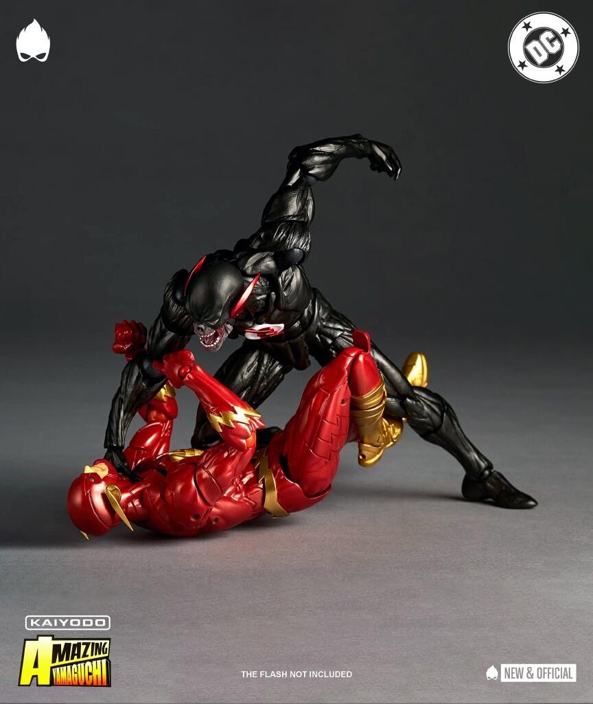 KAIYODO - Amazing Yamaguchi DC Comics Action Figure 1/12 Scale Black Flash