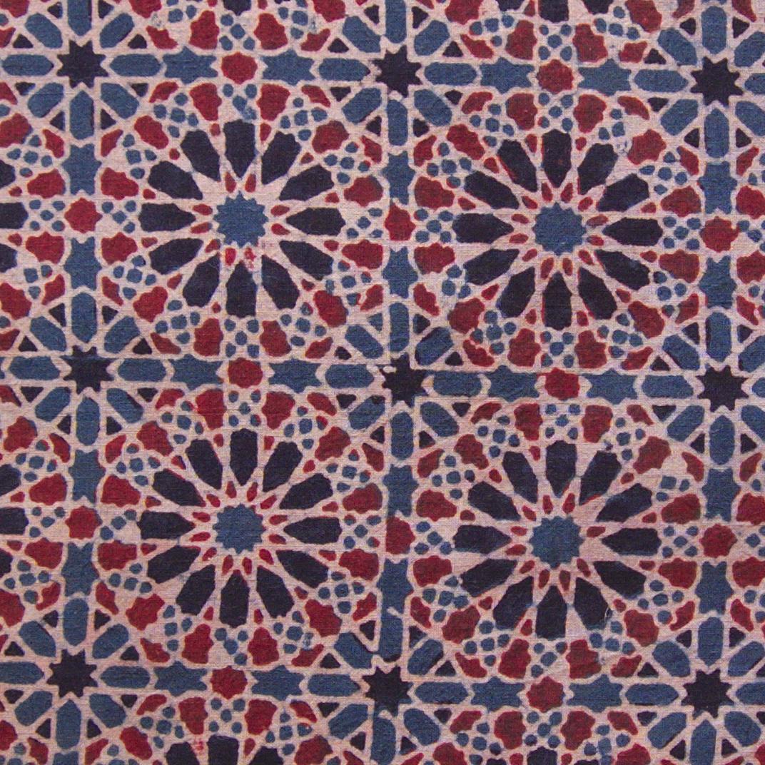 What is Ajrak block-printing?