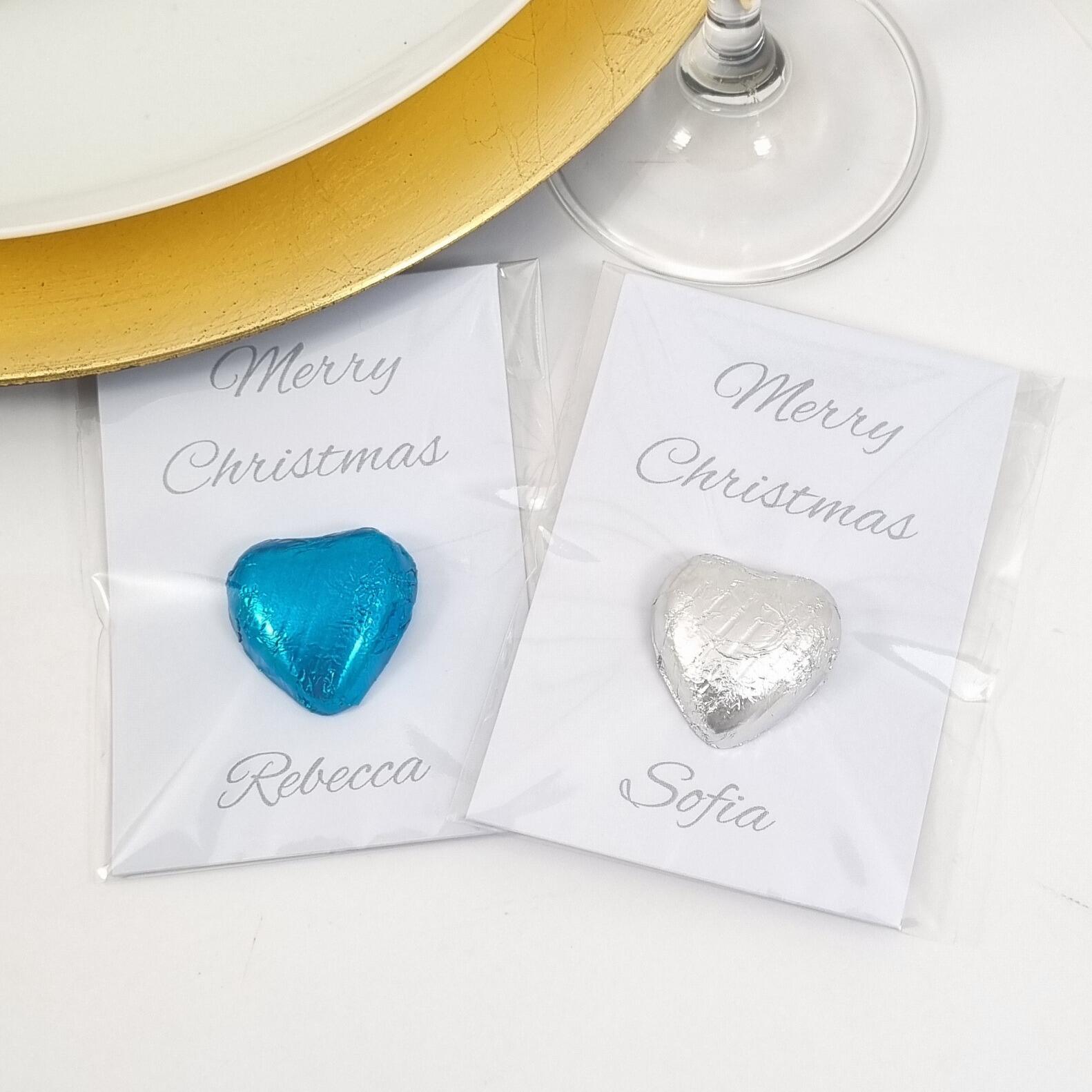 Christmas Table Favours. Personalised Christmas Table Gifts. Edible ...