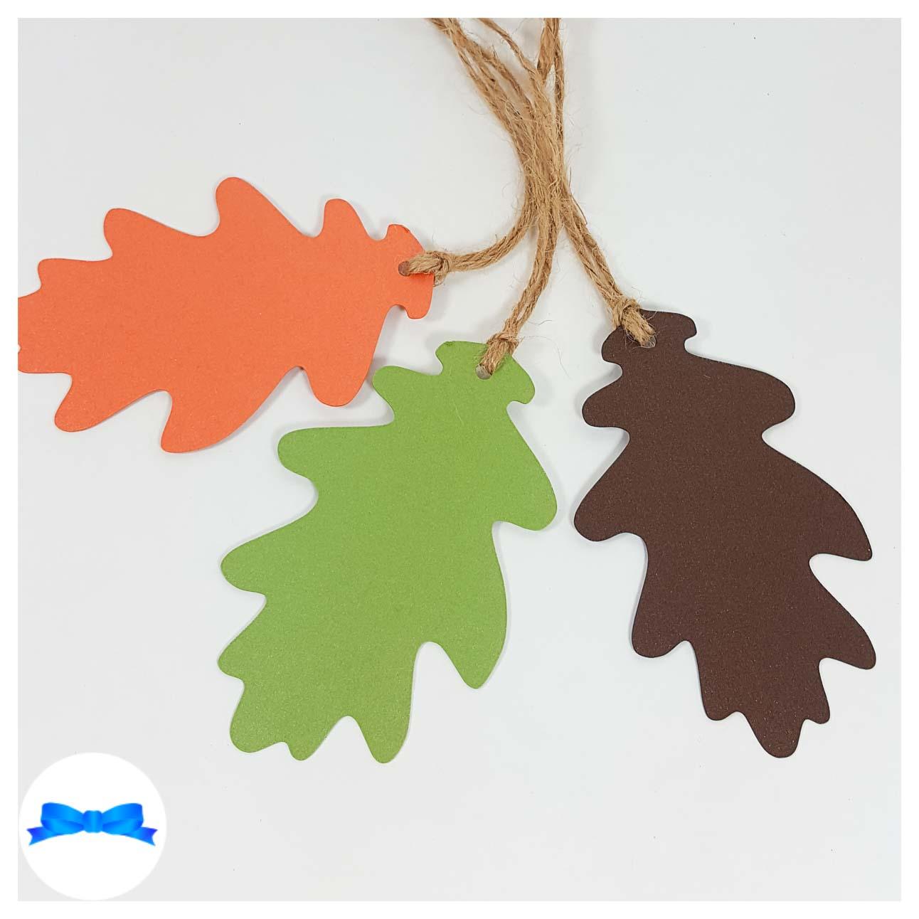 Large Oak Leaf Tags. Leaf Shape Card Tags. Any Occasion, Wedding ...