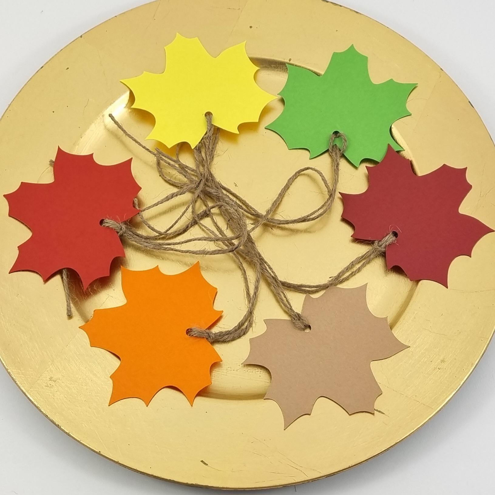 Large Maple Leaf Tags. Leaf Shape Card Tags. Any Occasion, Wedding ...