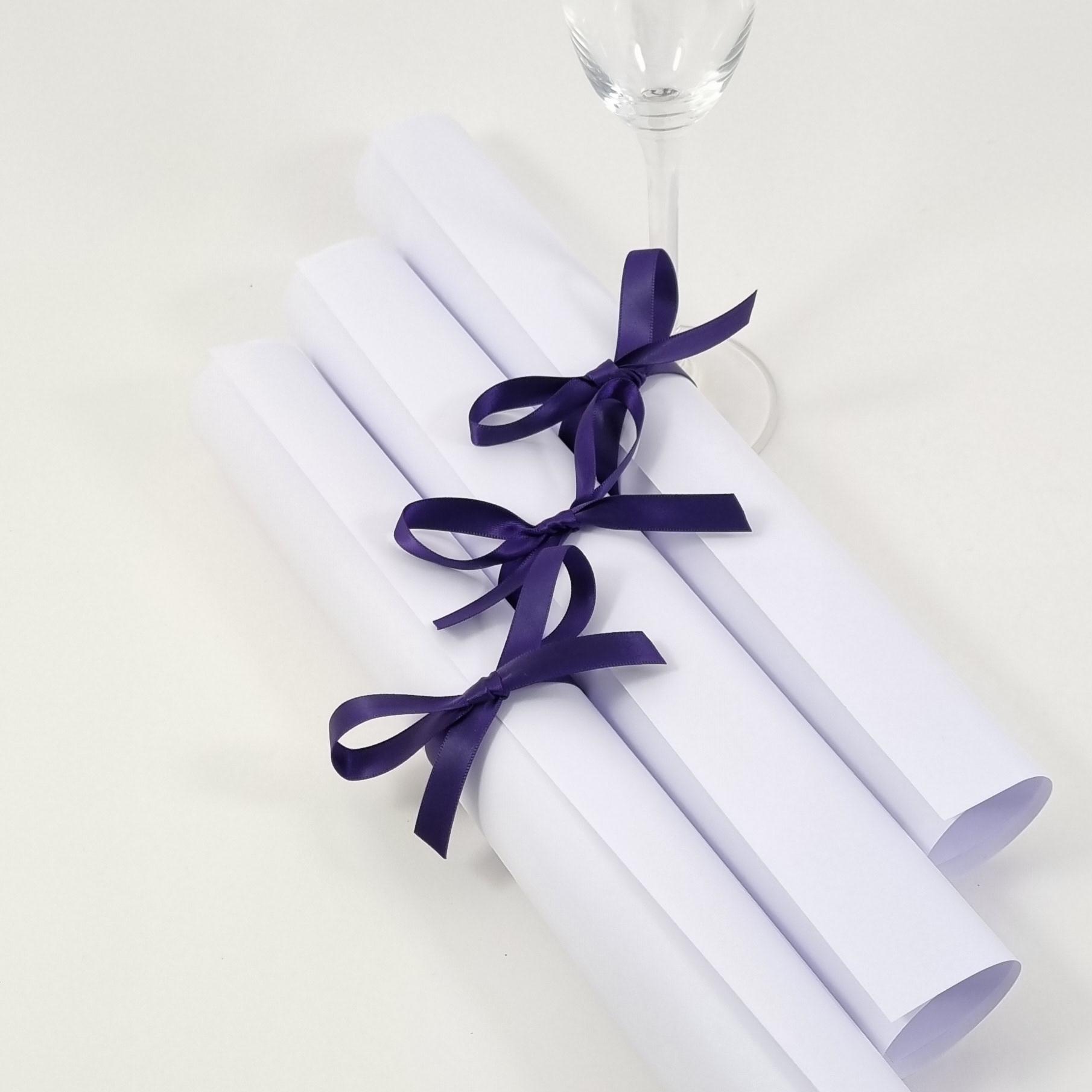 Pre Tied Graduation Scroll Bows