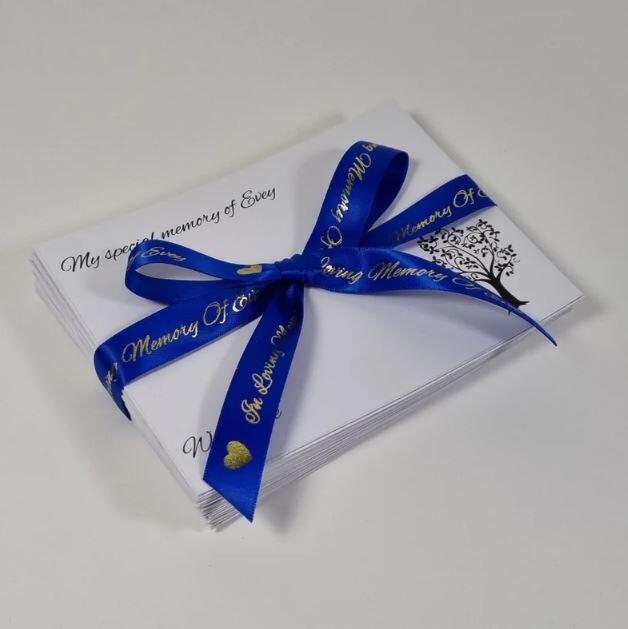 Personalised Share A Memory Cards For Funerals and Celebration of Life ...