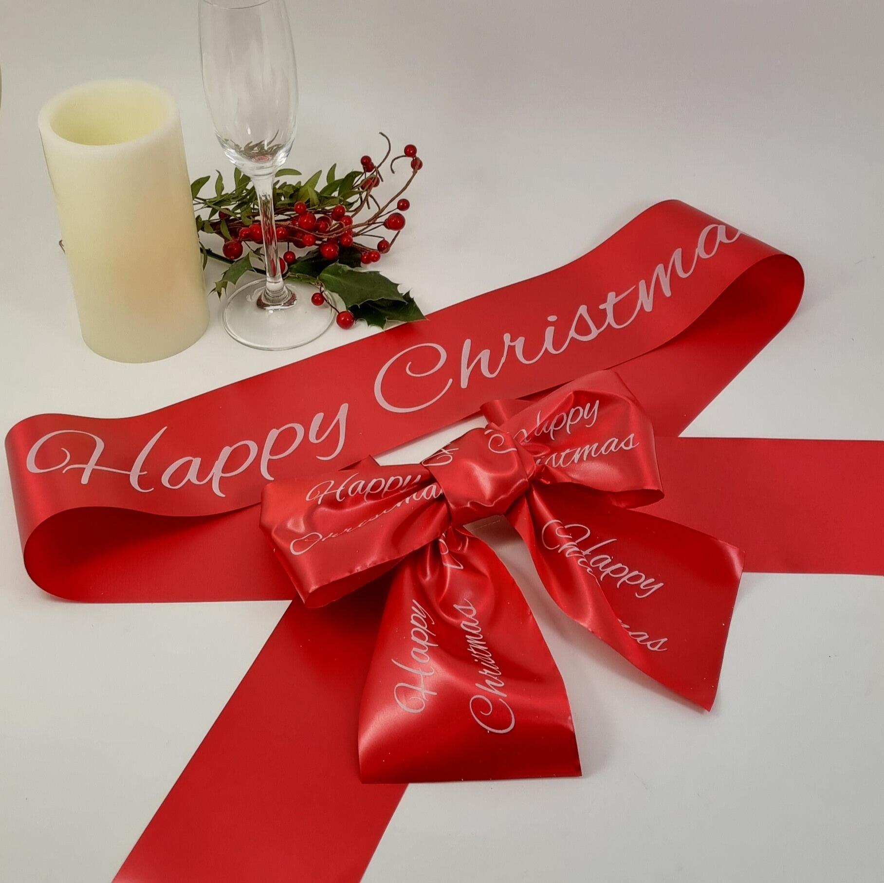 Any Text Rainbow Banner Party Ribbon With Optional Bows. Any Occasion ...