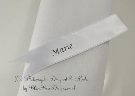 Short Guest Name Ribbons