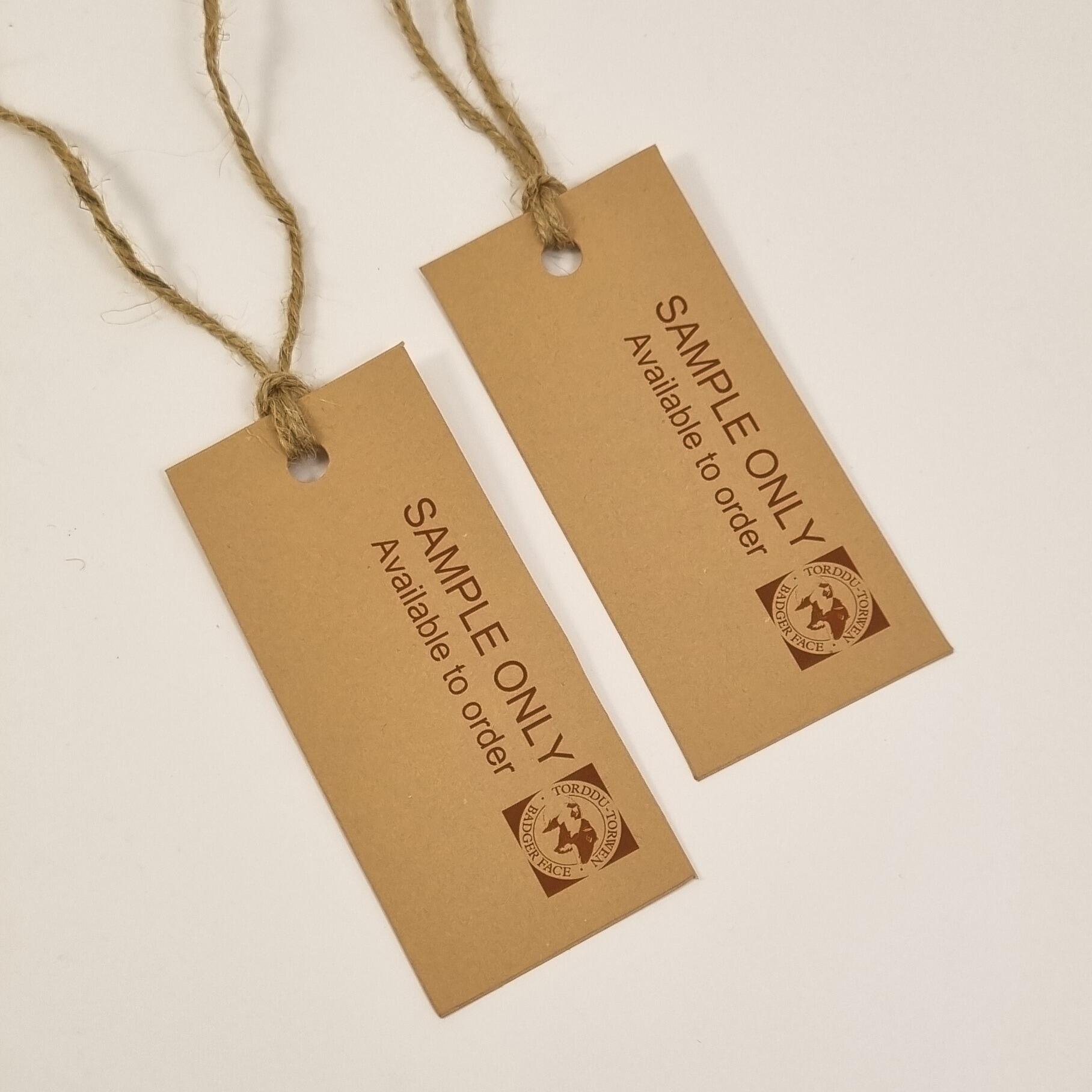 12 Blank or Personalised Small Rectangle Tags. DIY To Write On Card ...