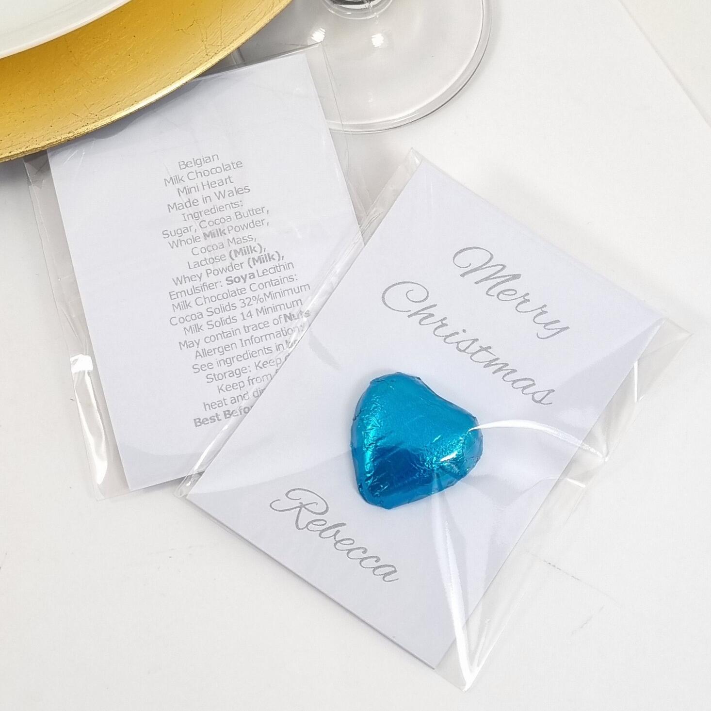 Christmas Table Favours. Personalised Christmas Table Gifts. Edible ...