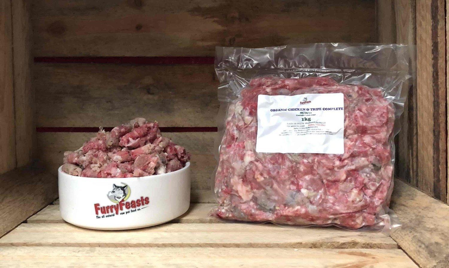 Furry Feasts Chicken & Lamb Tripe 1kg