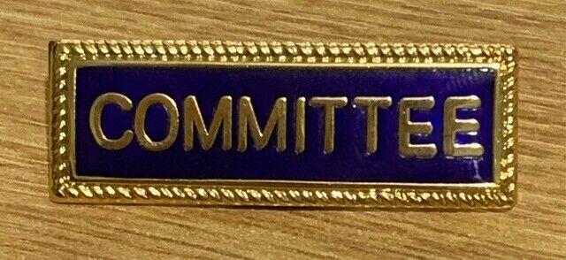 Enamel Bar Badge - Committee Names