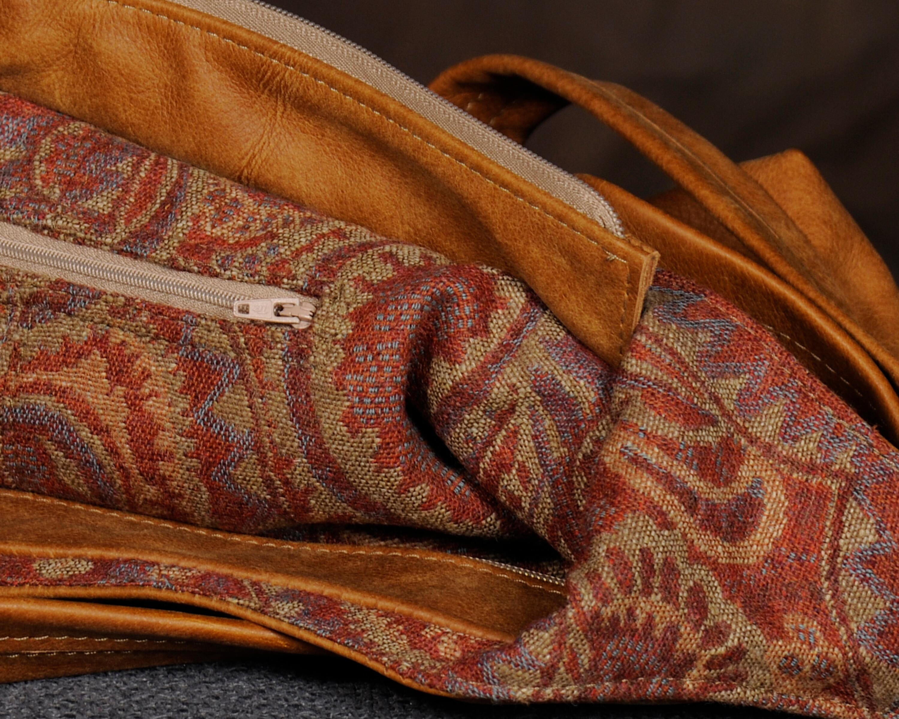 Original Boho - Tan Soft Leather Crossbody Handbag