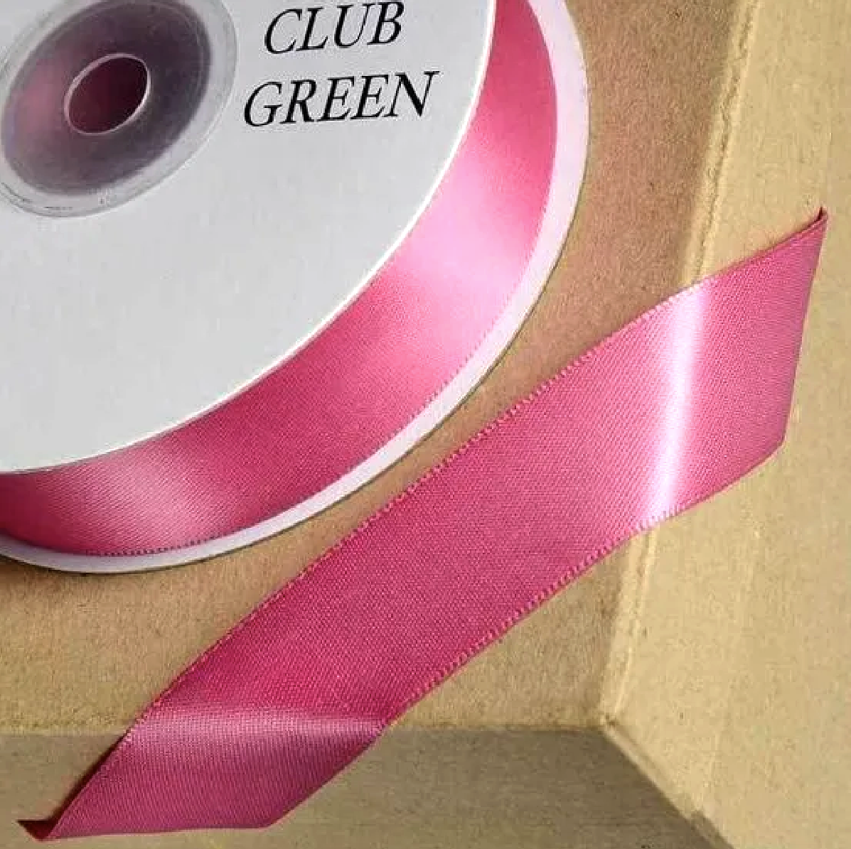 Trims - Satin, Double Face Ribbon, 23mm wide, Club Green Brand - FULL ...