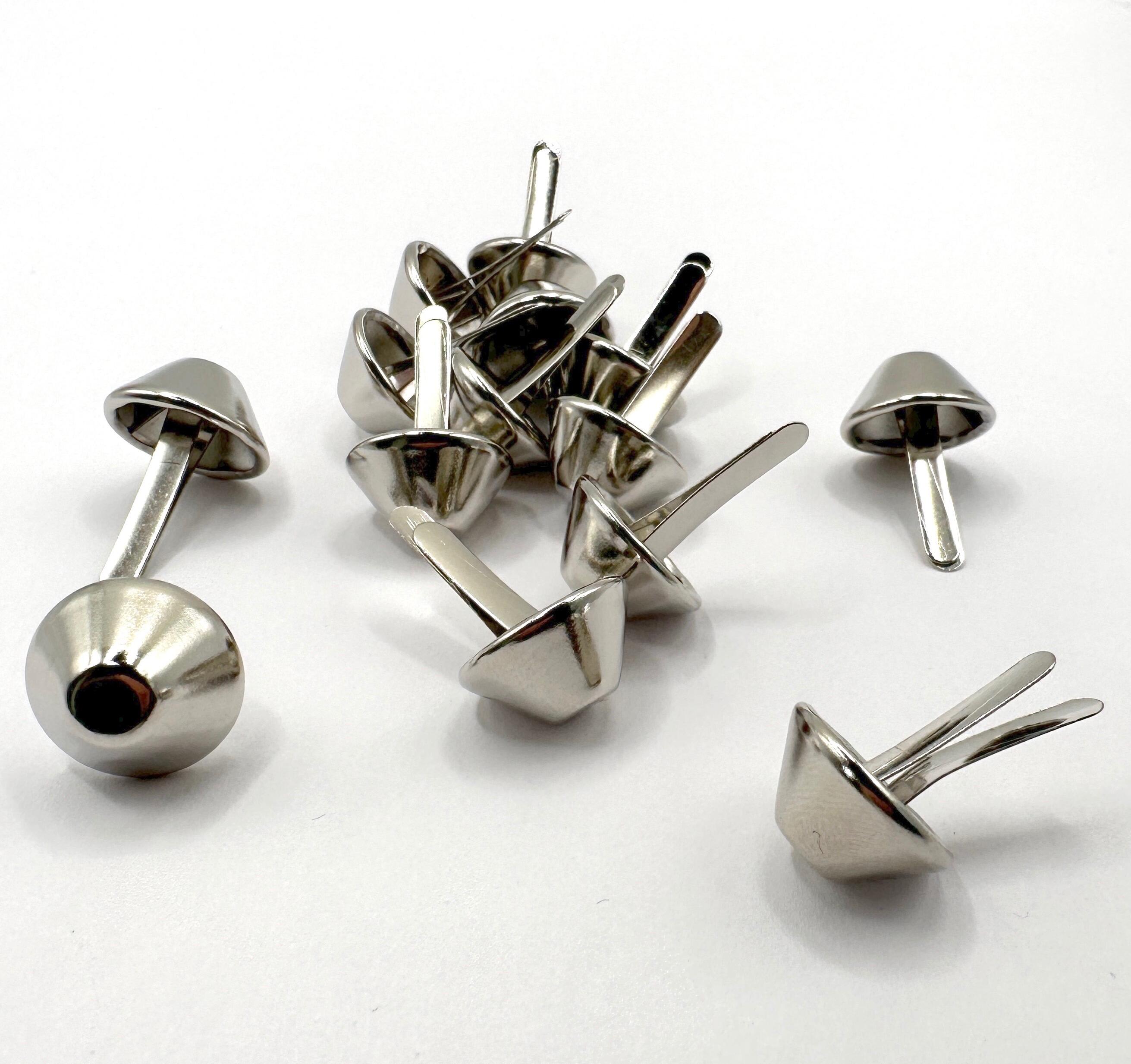 Bag Making, Crafts - Metal Bag Feet - 14mm diameter - Each
