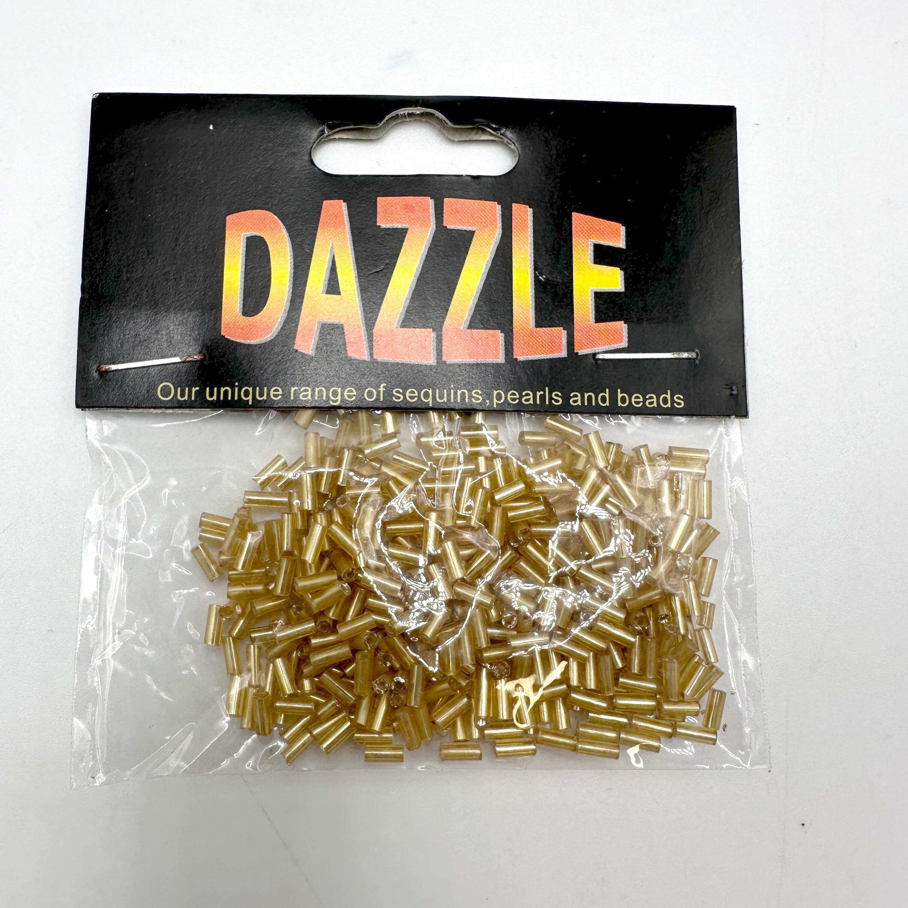 Threadable - Dazzle Beads - Bugle Beads - 5mm, 8g, per pack