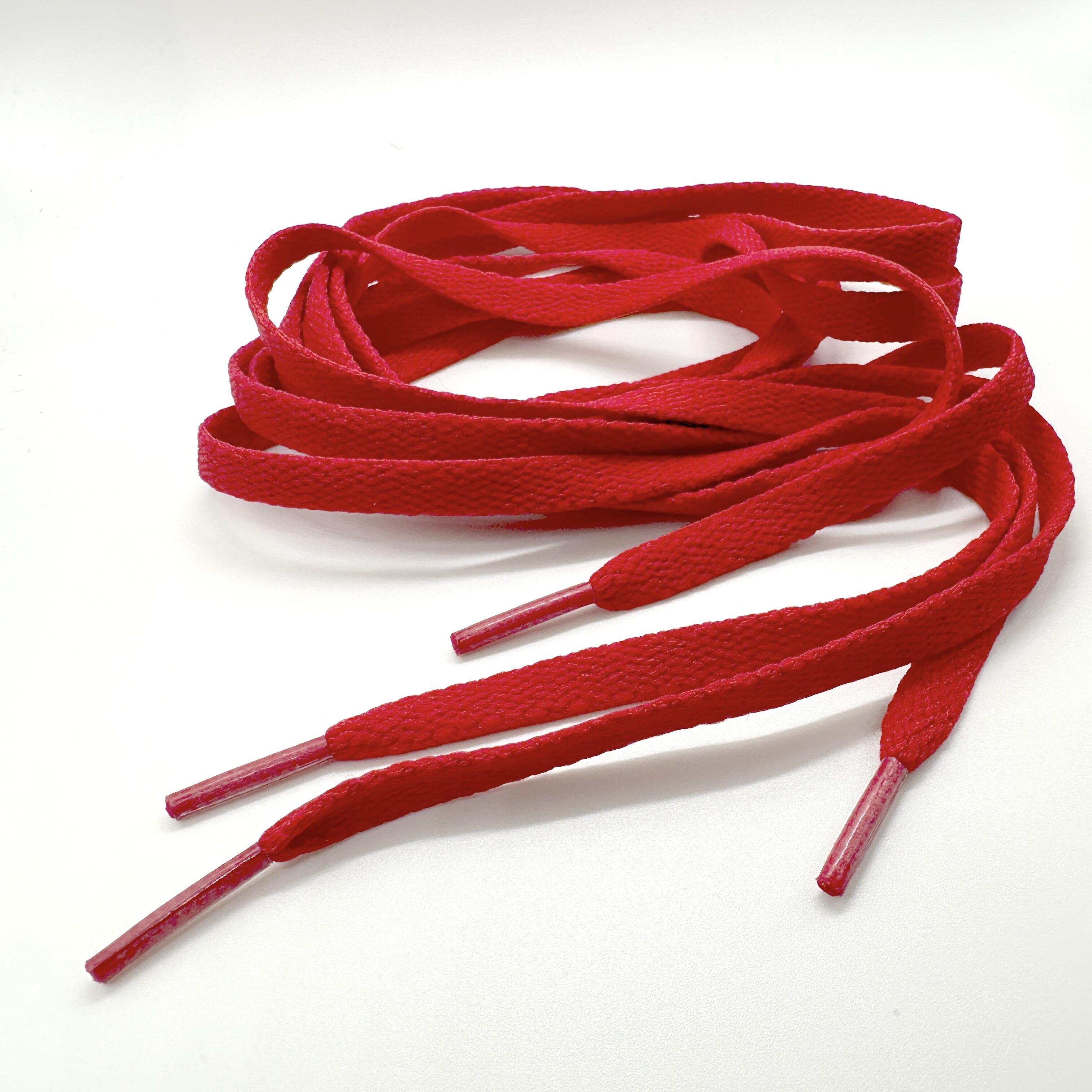Flat Polyester Shoe Laces – Plastic Tipped – Sold Per Pair