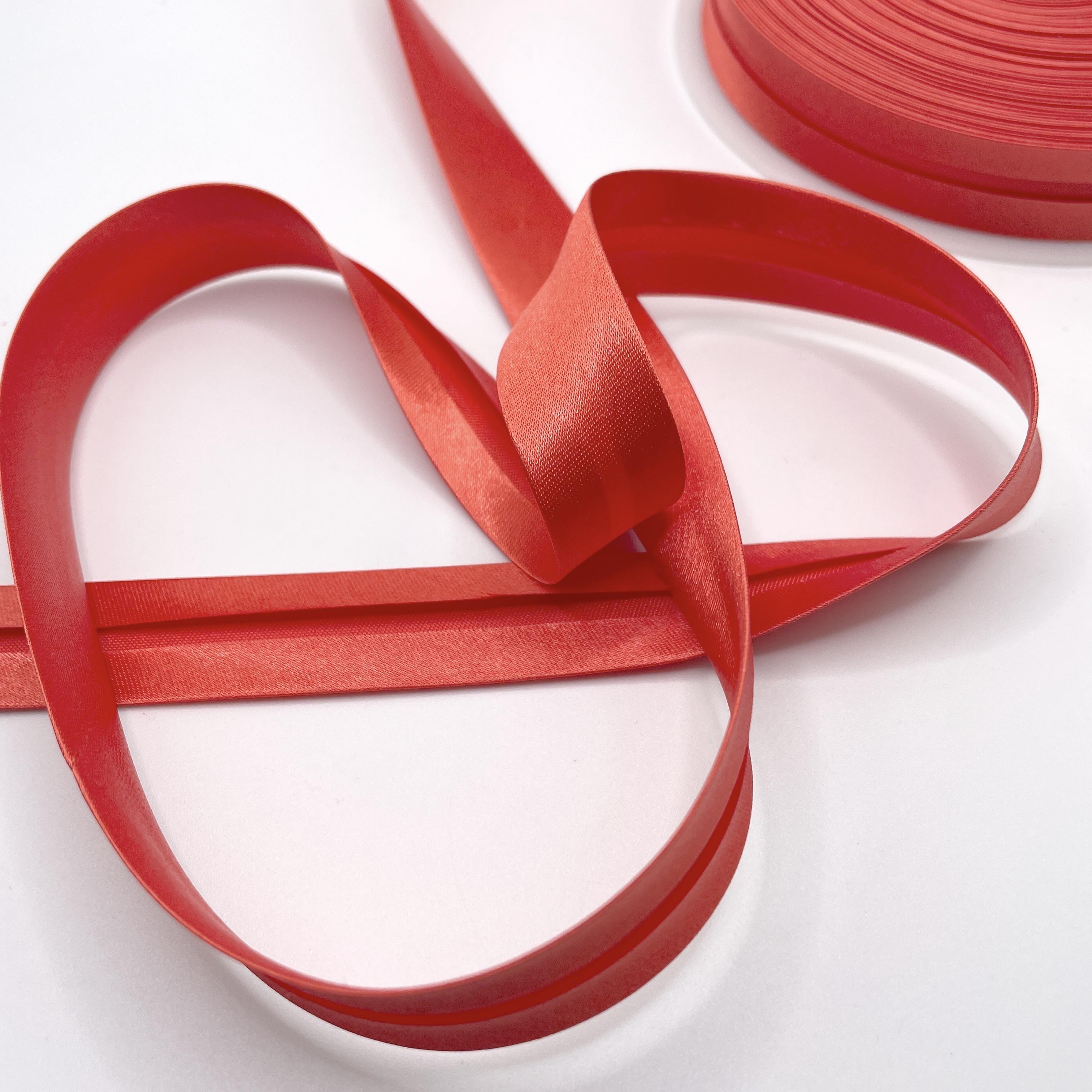Bias Binding - 19mm Shimmer Polyester Satin (100% poly) - per metre