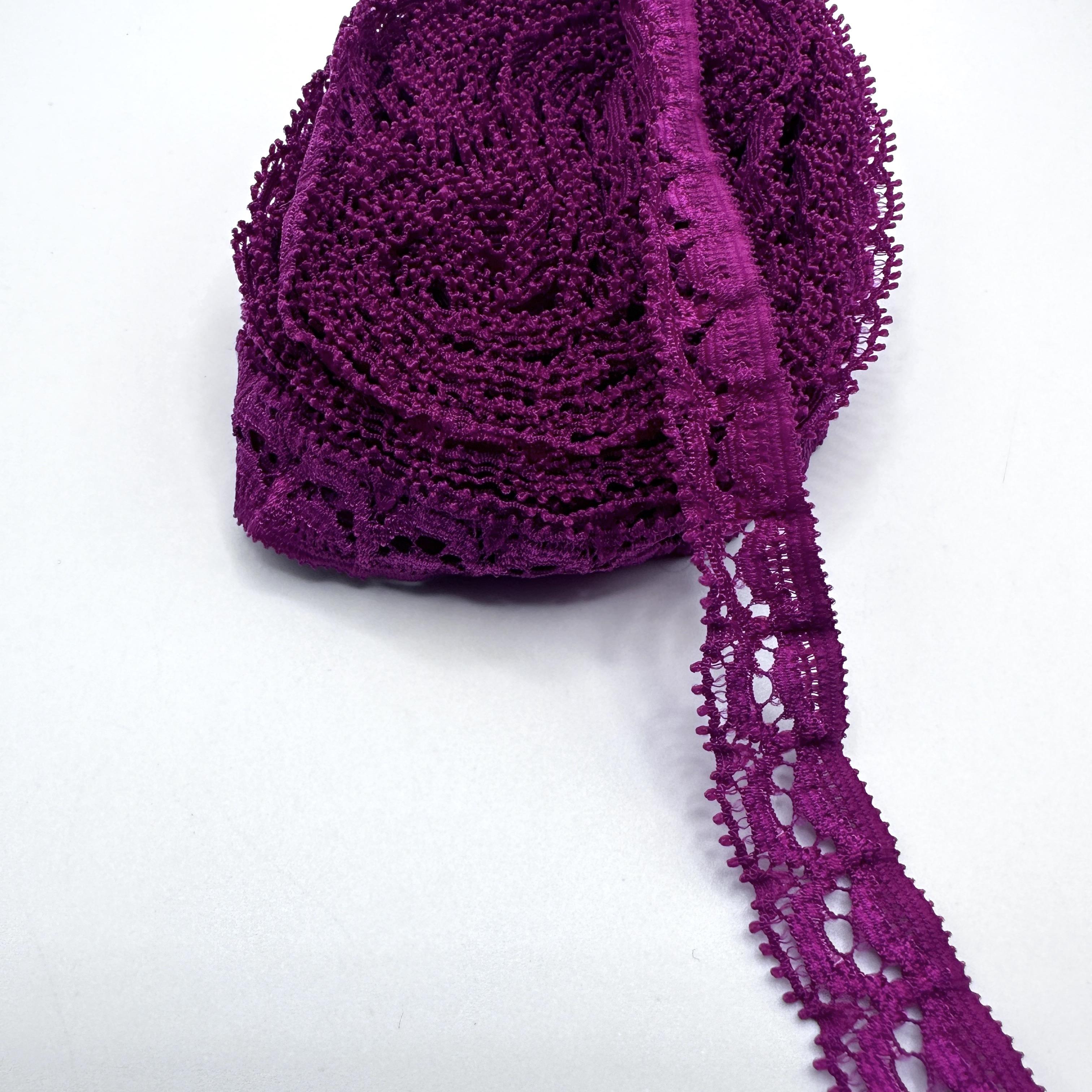 Stretch Lace - Narrow - shaped edged - 19mm wide (3/4") - 6 metre ...