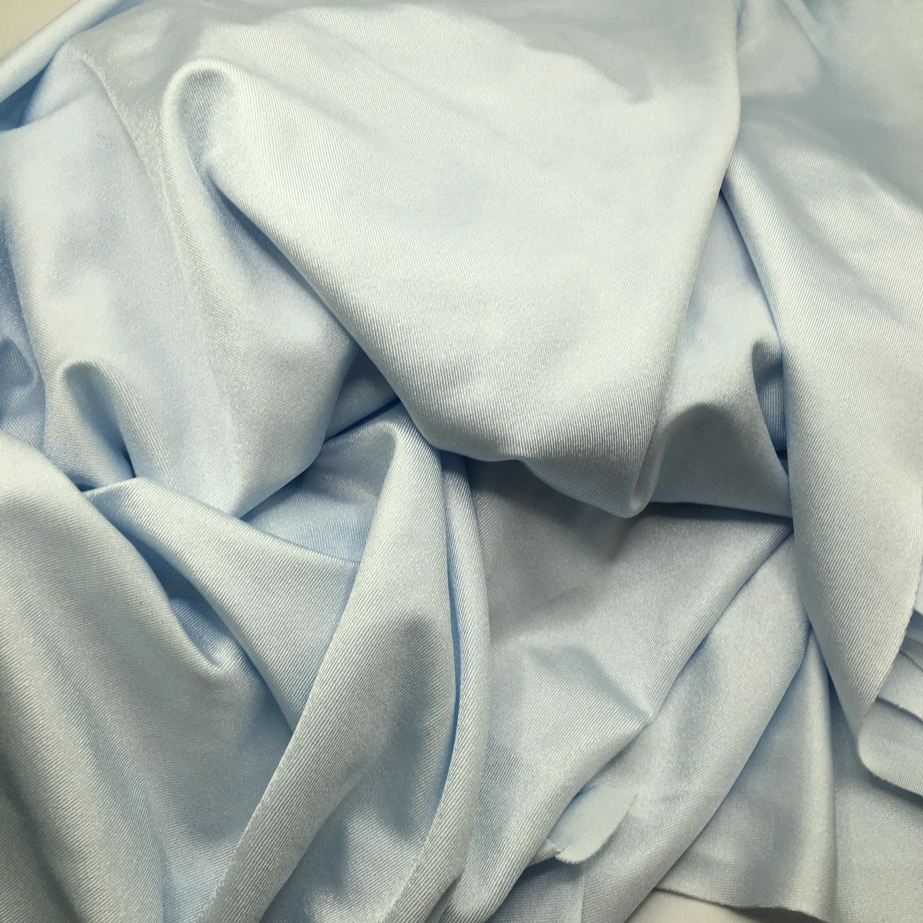 LIGHT BLUE - remnant - 150gsm - Stretch silky knicker/lingerie/bralette ...