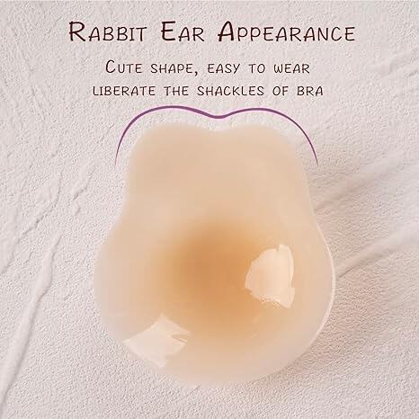 Reusable Bunny Sticky Bra – Silicone Lift-Up Strapless Bra
