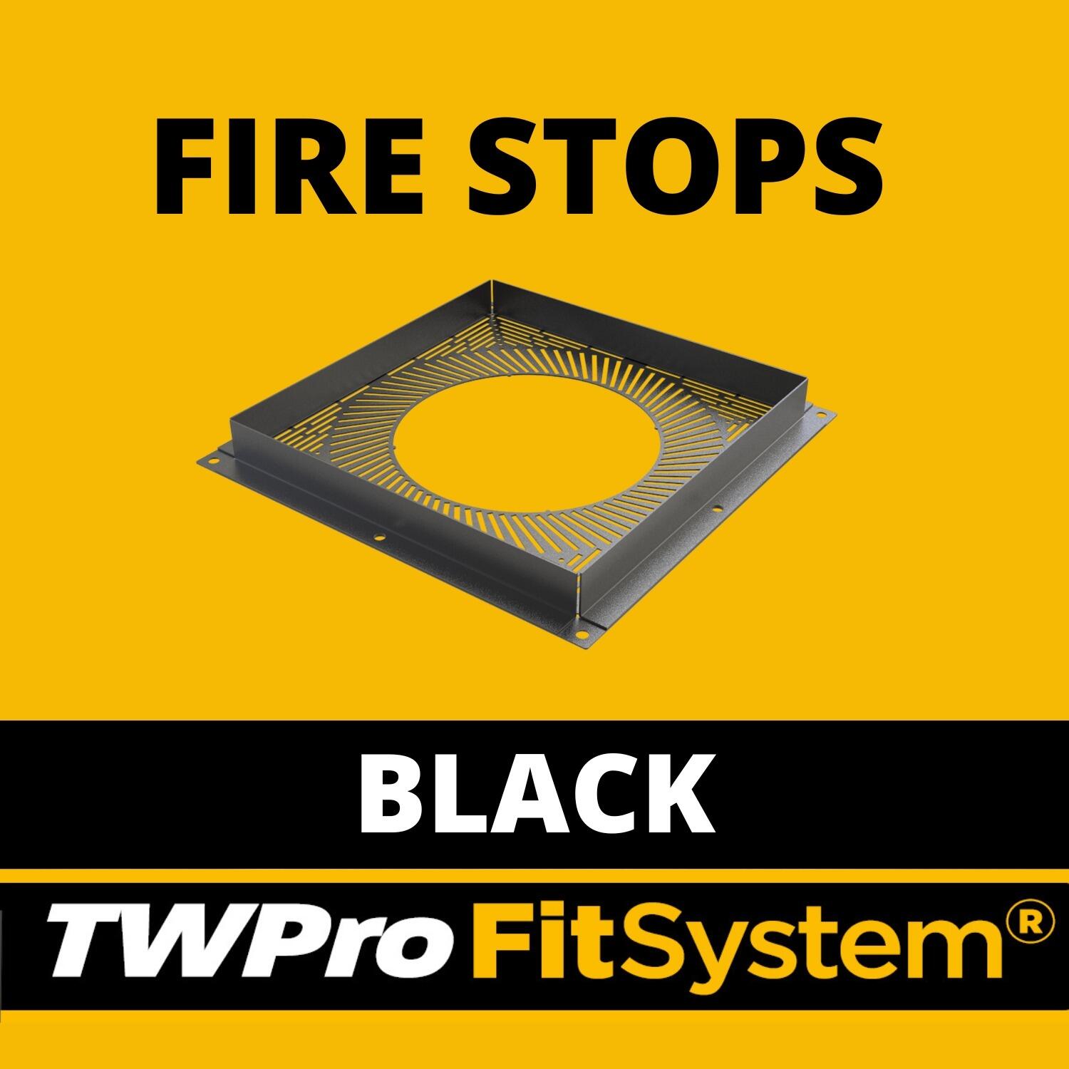 Fire Stops ( TWPro 6 inch Black )