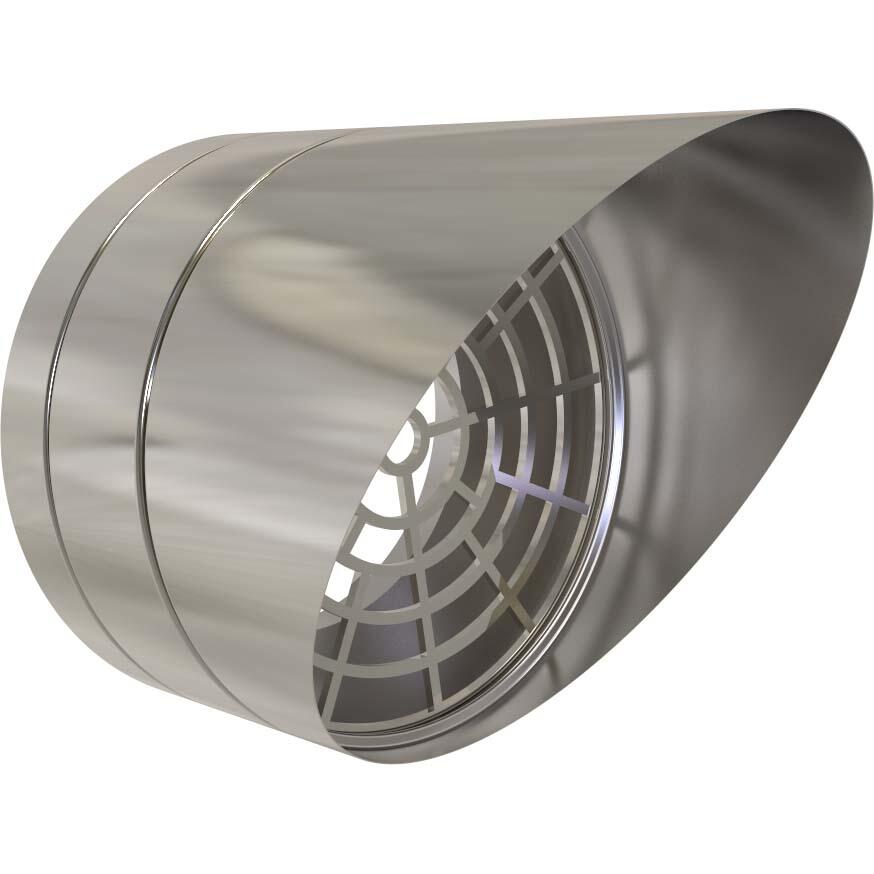 TWPro - Horizontal Cowl with Mesh - 150mm | Flue Liner Systems