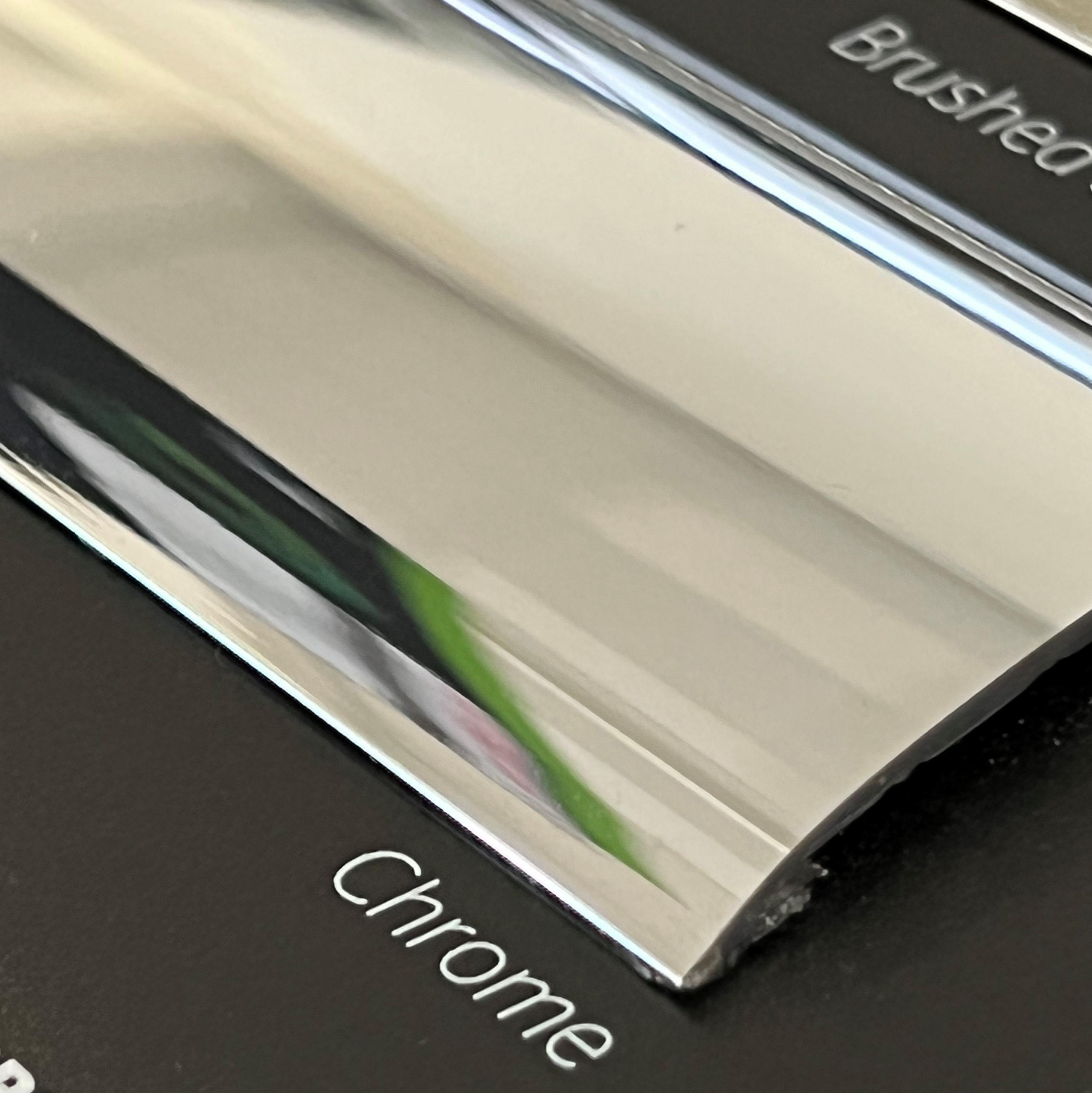 Polished Chrome Metal edges for doorways | carpets, laminate, wood ...