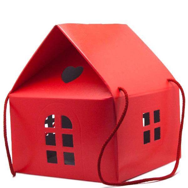 Red House Hamper Gift Boxes with Handles