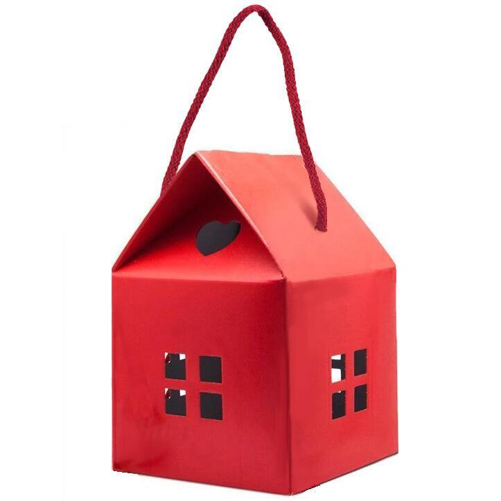 Red House Hamper Gift Boxes with Handles