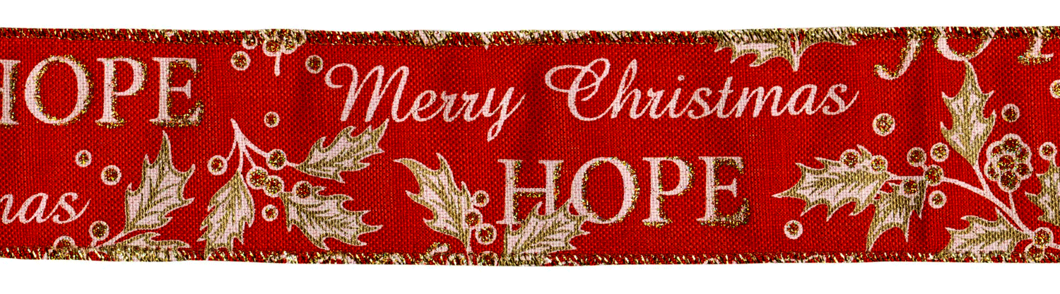 Gorgeous Wide Red and Gold Ribbon. Wired Edged For Bows To Stand Proud.