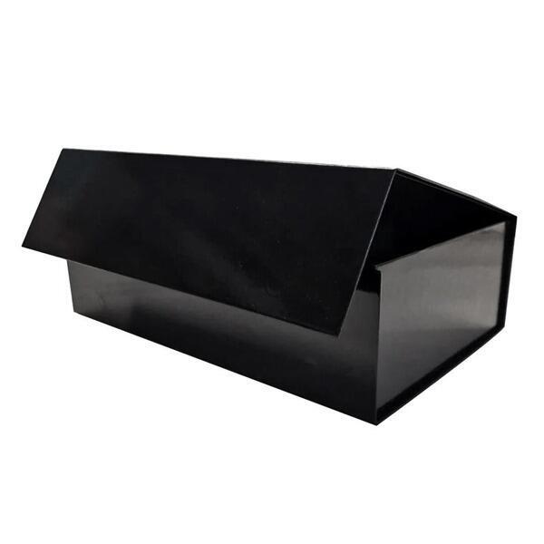 High Gloss Black Rigid Box. A4 Size. Magneic Closure