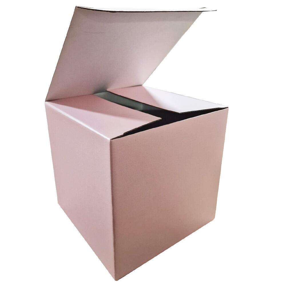 Baby Pink Square Gift Box. 1 Piece. Rigid Box. 20cm x 20cm