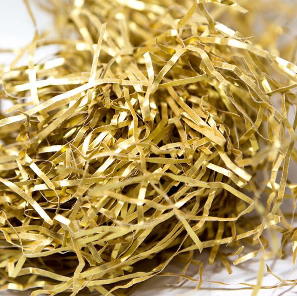 Fine Gold Shredded Kraft Paper