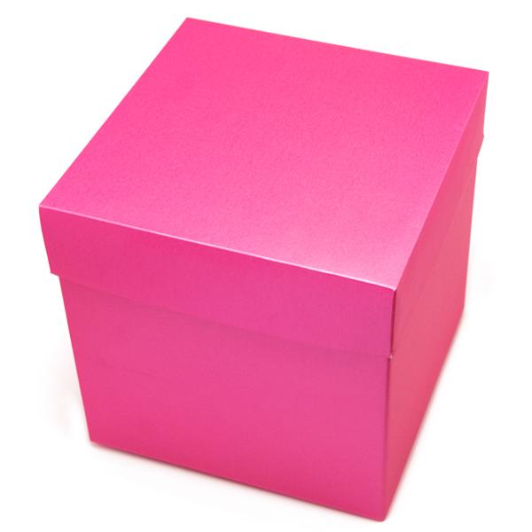 Pearlised Cube Gift Box 20 x 20 x 20cm