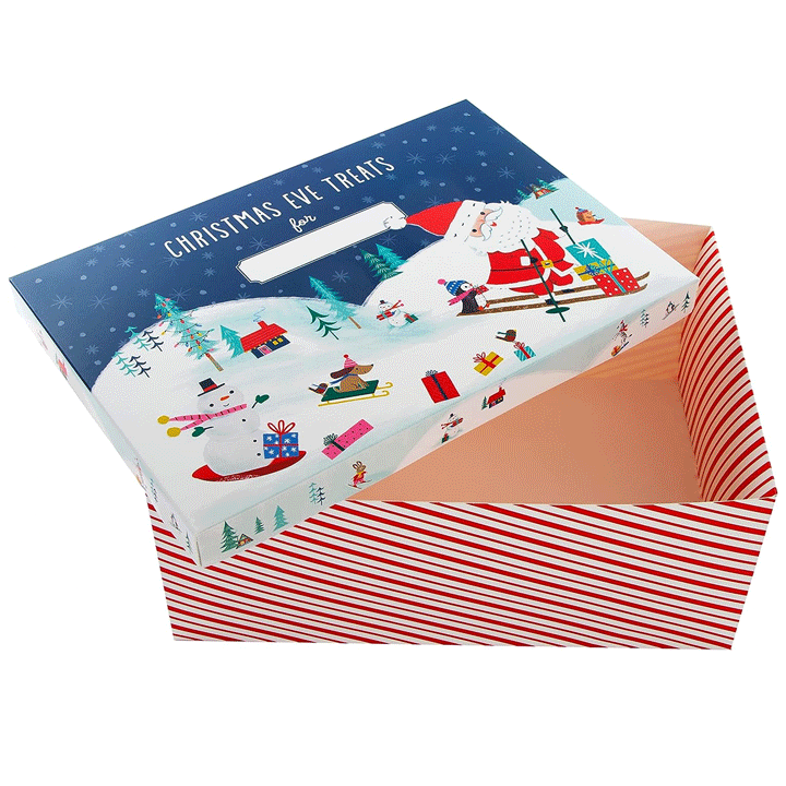 Christmas Eve Treat Box. Fill with Festive Goodies and Place Under The ...