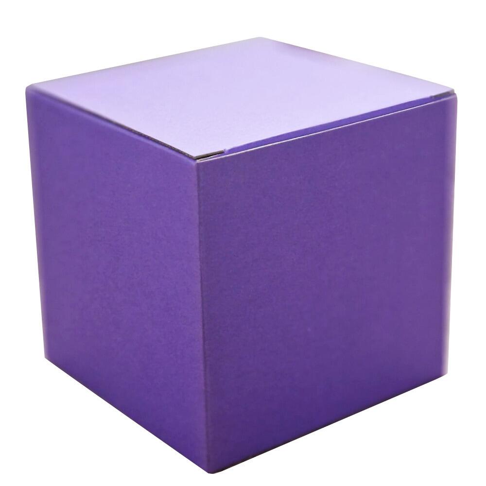 Purple Square Gift Box. 1 Piece. Rigid Box. 20cm x 20cm